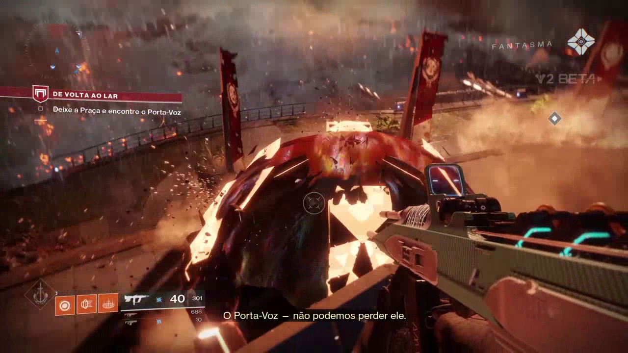 Destiny 2 BETA - Gameplay com Corre Risco + Esgrimista Áureo / Gameplay ...