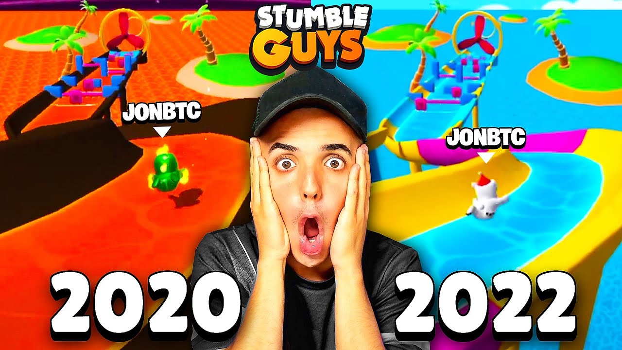 ASÍ eran ANTES TODOS los MAPAS de STUMBLE GUYS!! *2020* - Jonbtc - YouTube