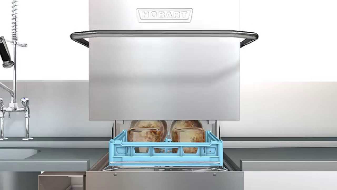 HOBART Double wash pump Power Plus - YouTube