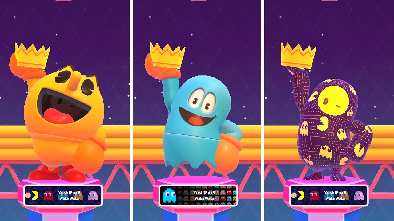 Fall Guys - Season 4: Creative Construction #81 *PAC-MAN & Inky & PAC ...