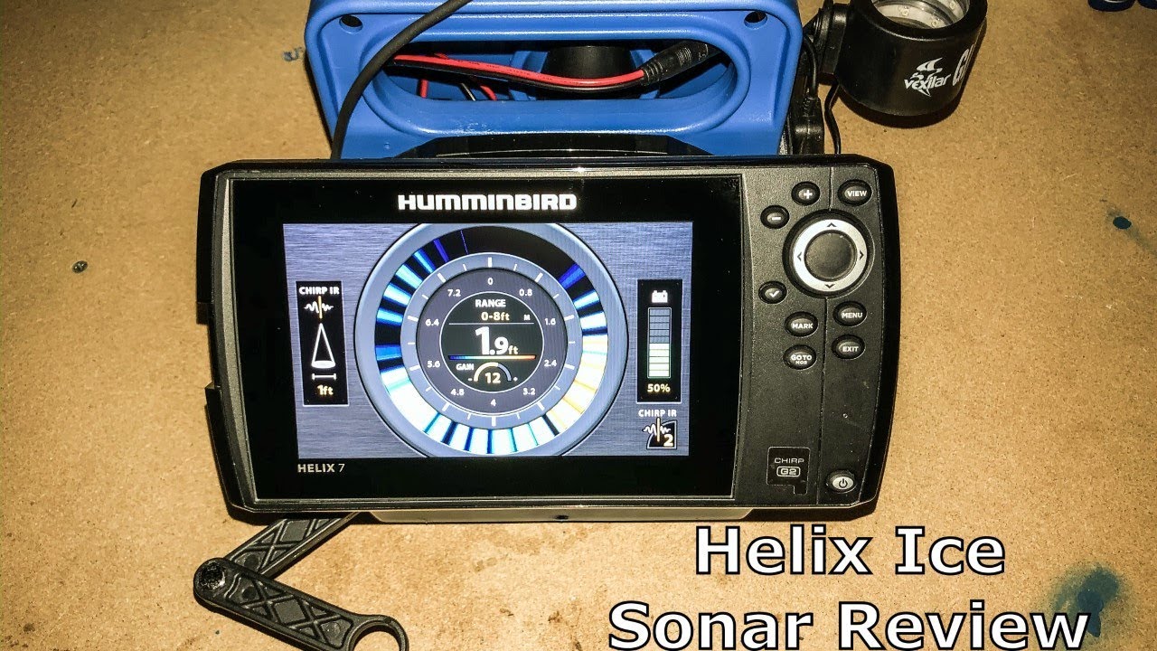 Humminbird Helix Ice Sonar Review - YouTube