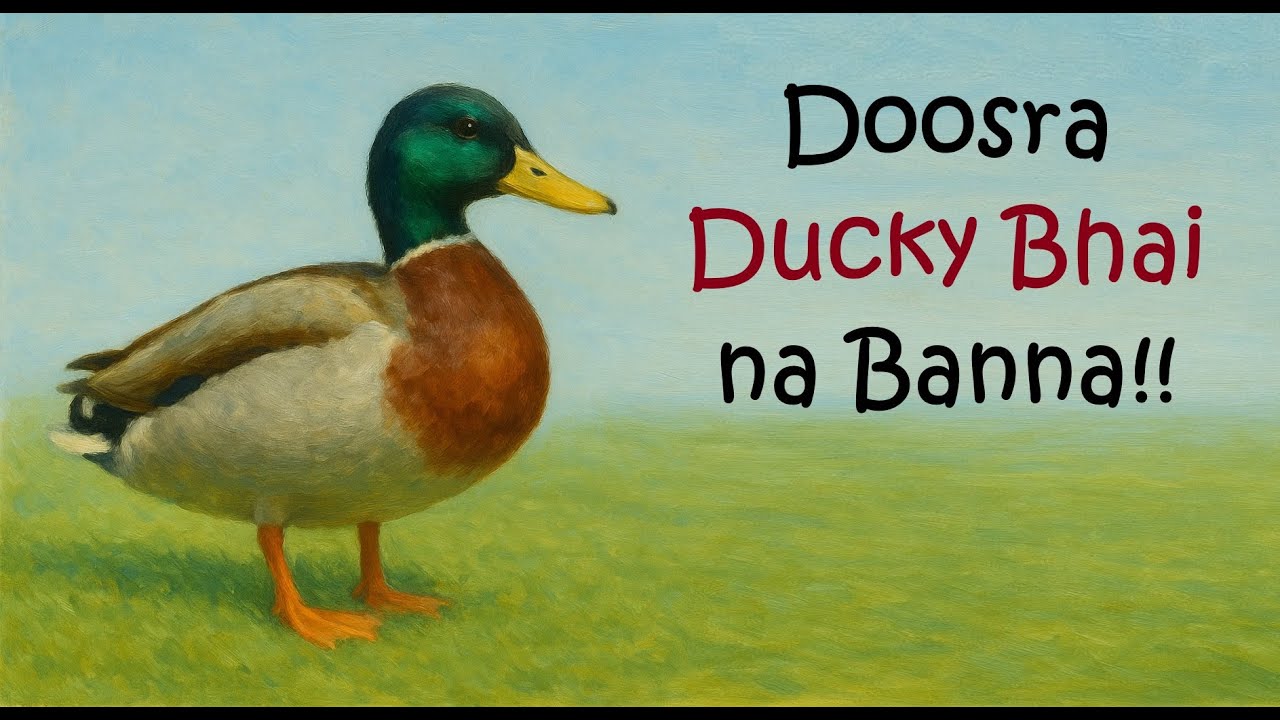 Don’t be the next Ducky Bhai, but do pray for Ducky Bhai. - YouTube