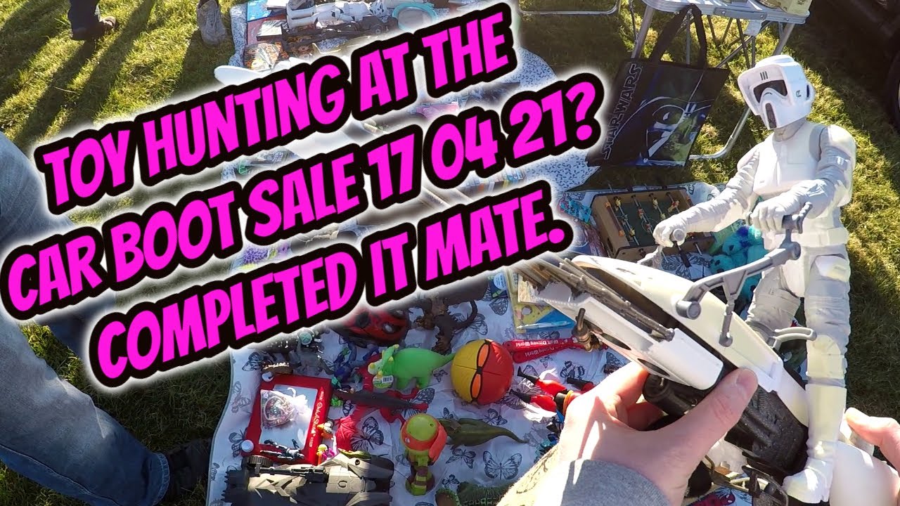 LIVE RETRO TOY HUNTING AT MY FIRST CAR BOOT SALE OF THE YEAR 17 04 21 ...