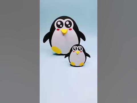 DIY Paper Penguin Roly-poly | How to Make Paper Penguin For Kids | Easy ...