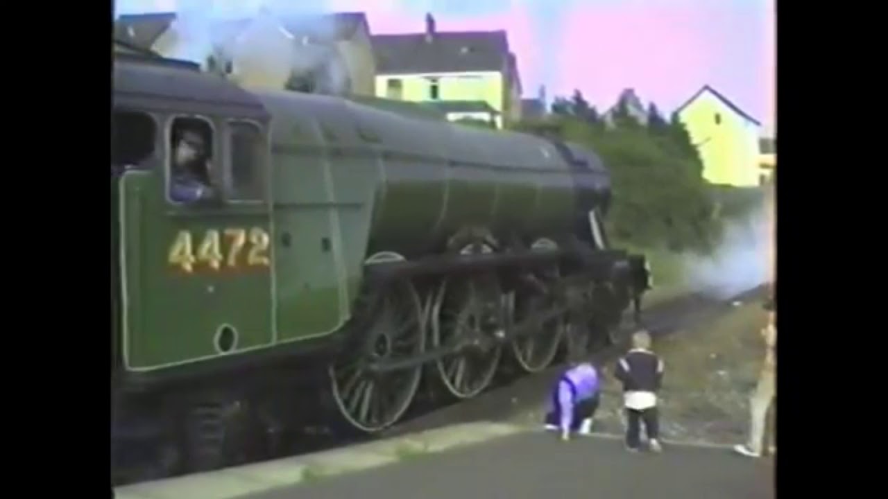 #20: LNER 4472 around North Wales II (1990's) - YouTube