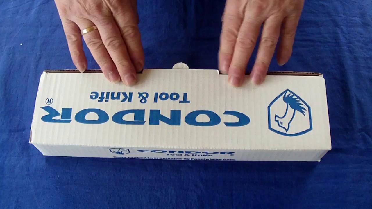 Mein 1.Condor - Stratos Knife - YouTube