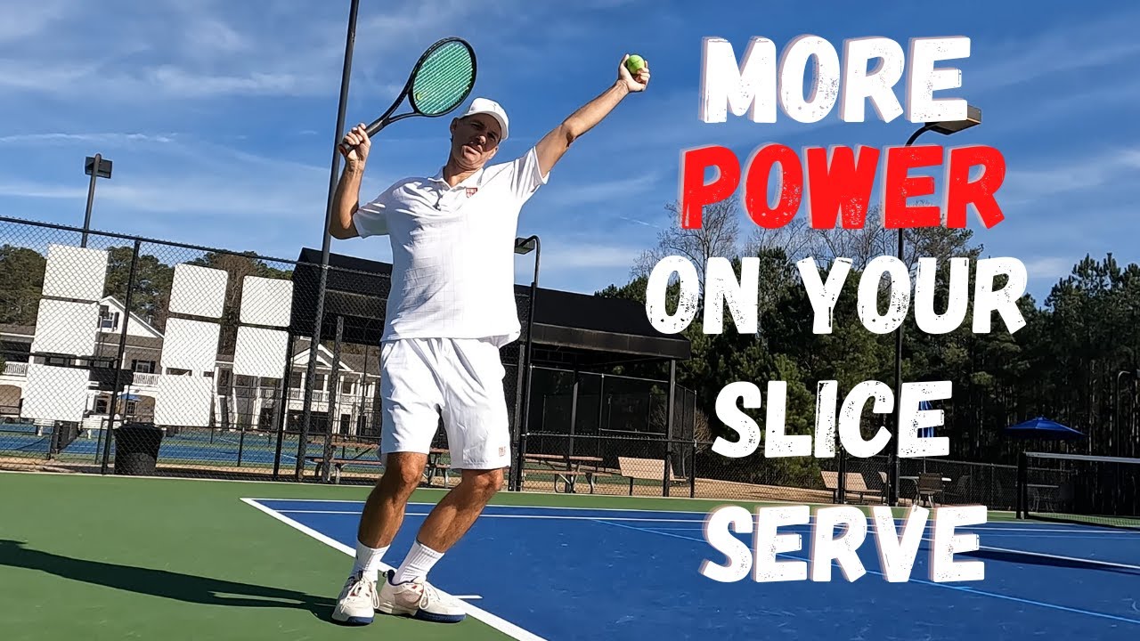 Want more power on your slice serve in tennis? - YouTube