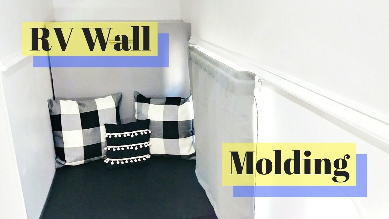 Repair Wall Imperfections ⁞ RV Wall Molding ⁞ S2E41 - YouTube