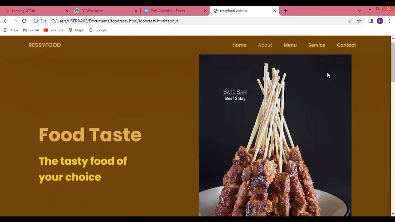 MEMBUAT WEB RESPONSIF DENGAN HTML,CSS DAN JAVASCRIPT🔥🔥 - YouTube