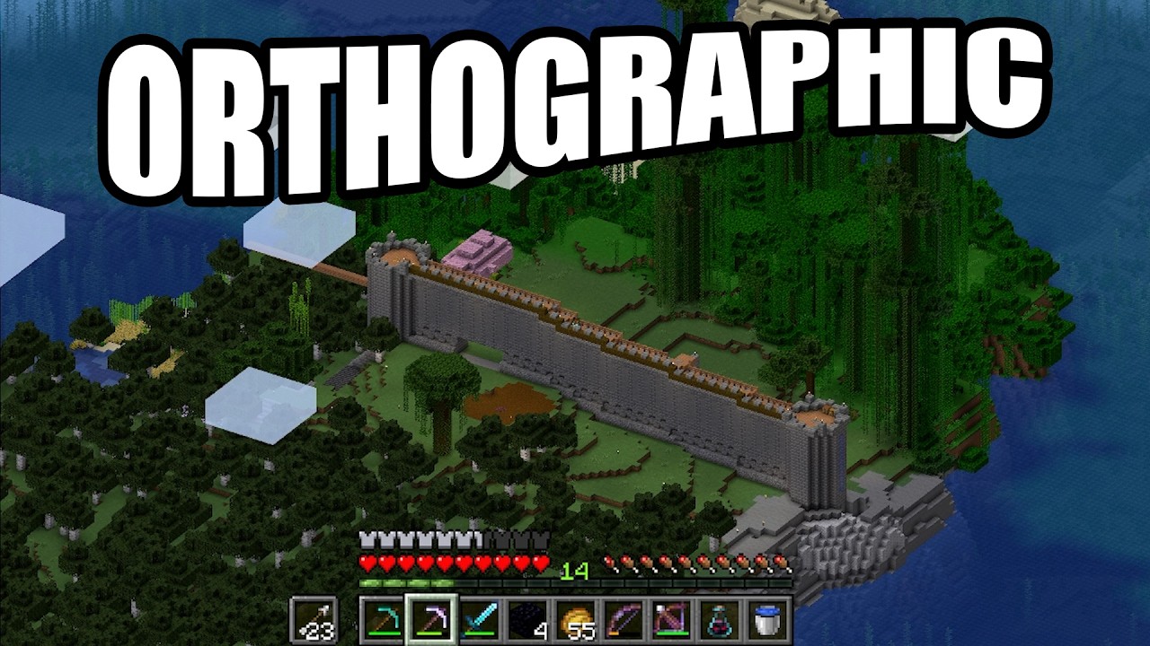 Orthographic Minecraft Mod - YouTube