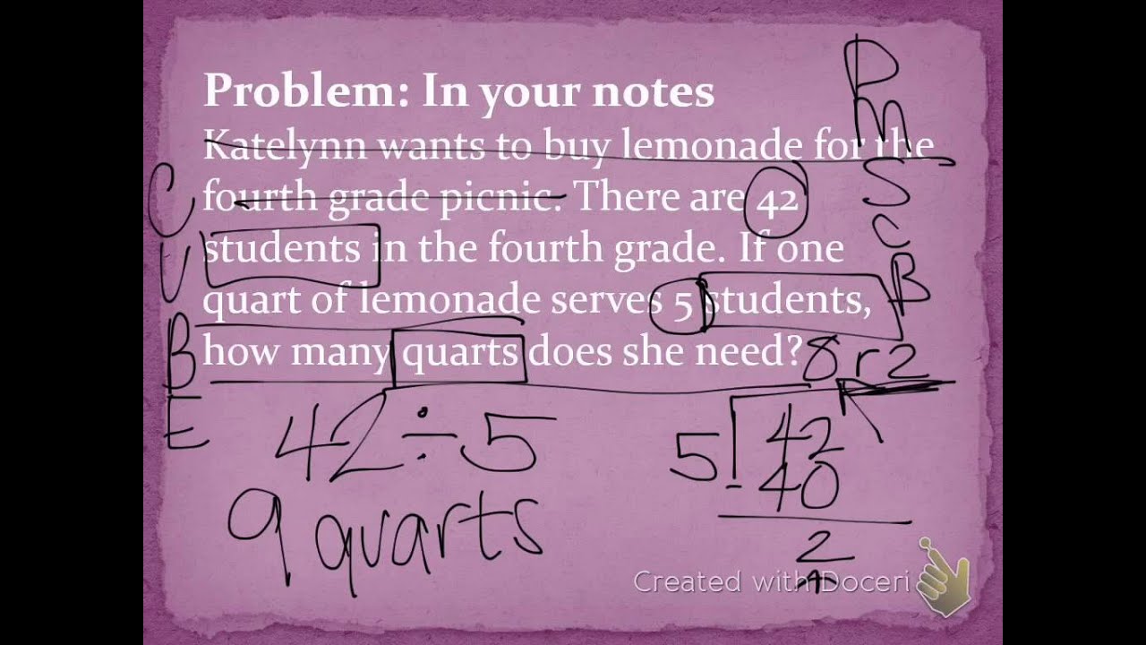 Multiplication and Division Stories - YouTube