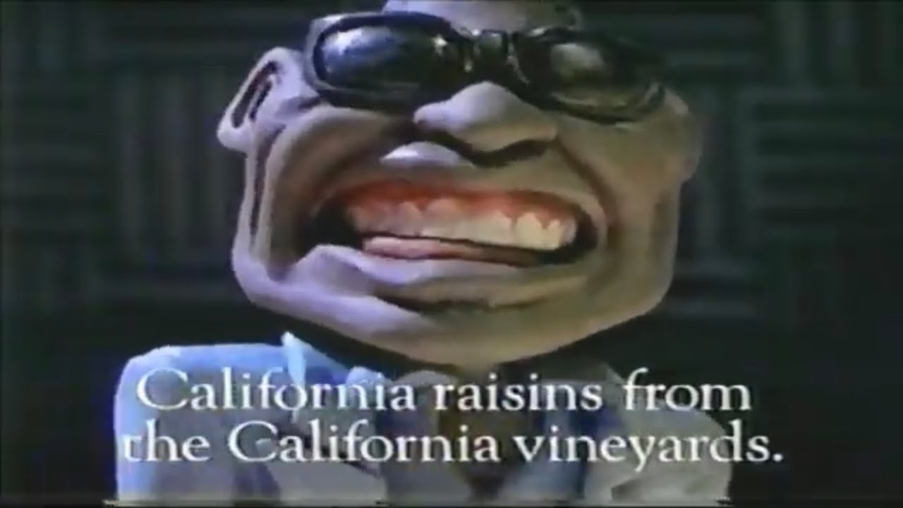 90's California Raisins Ray Charles Commercial - YouTube