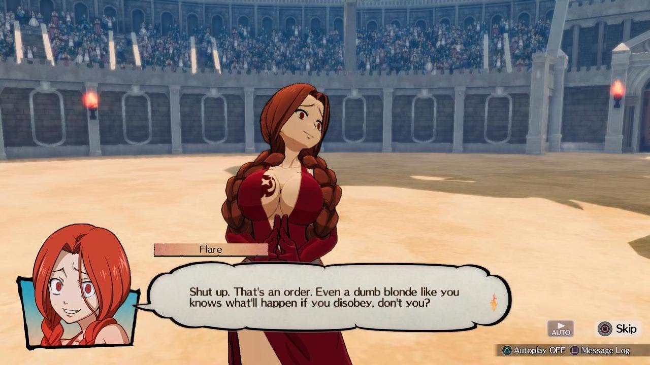FAIRY TAIL | Lucy Vs Flare - YouTube
