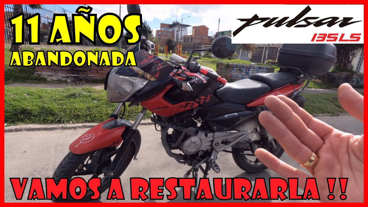 Pulsar 135 LS || Abandono total 11 años || Restauración ...