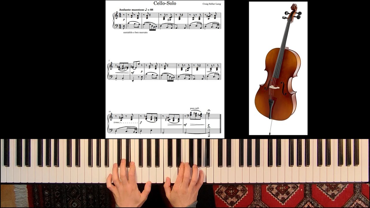 C. S. Lang - Cello Solo - Lesson / Tutorial - YouTube
