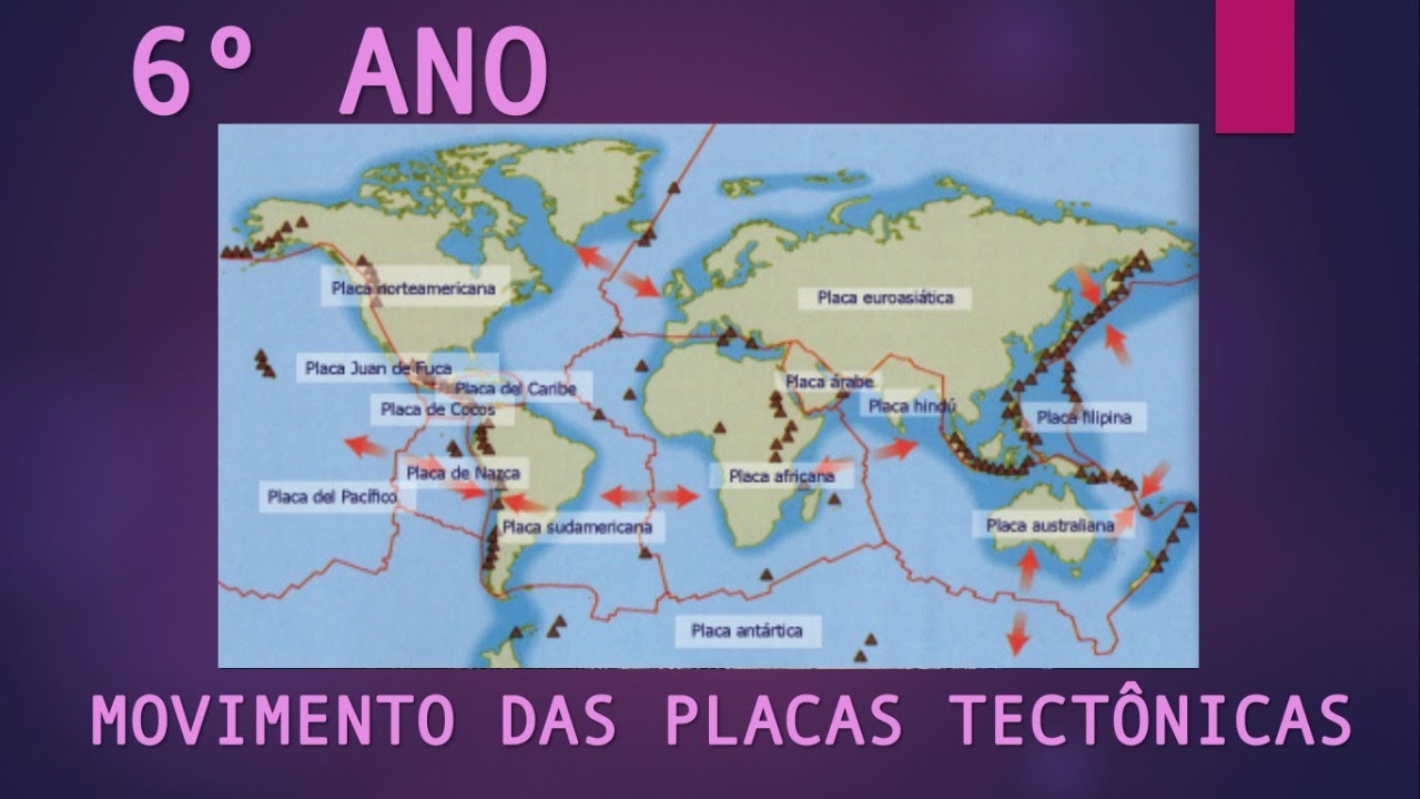AULA DE GEOGRAFIA 6 ANO TECTONISMO MOVIMENTO DAS PLACAS TECTÔNICAS ... AULA DE GEOGRAFIA 6 ANO TECTONISMO MOVIMENTO DAS PLACAS TECTÔNICAS ...