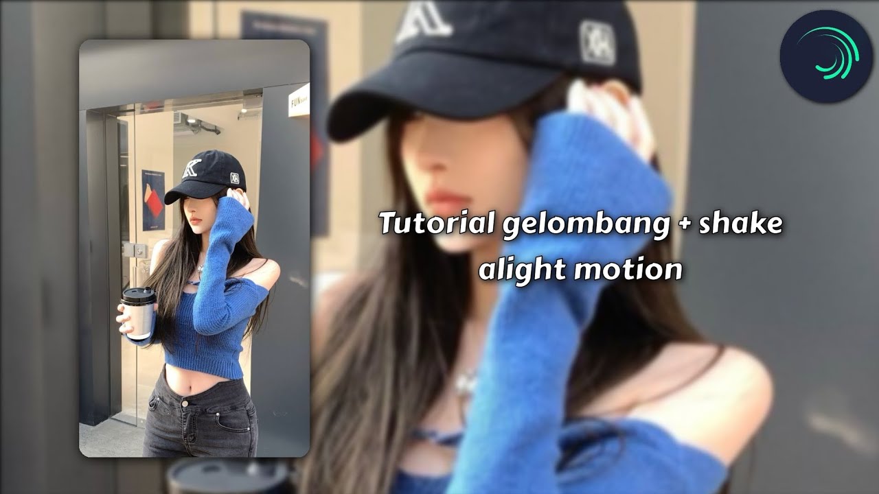 Tutorial gelombang + shake alight motion - YouTube