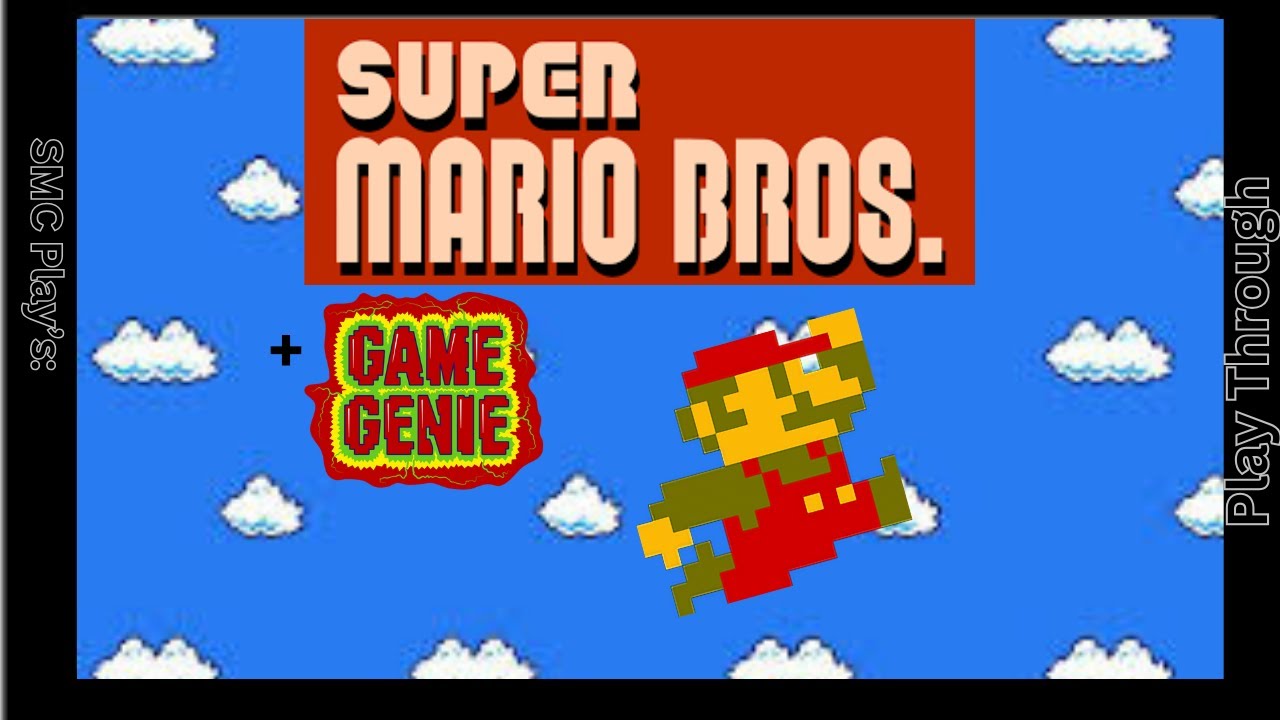 Super Mario Bros. Game-play (With the Game Genie!) - YouTube