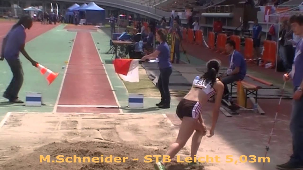 Womens Long Jump with E.Makinen Jyvasylaan Finland European Champions ...