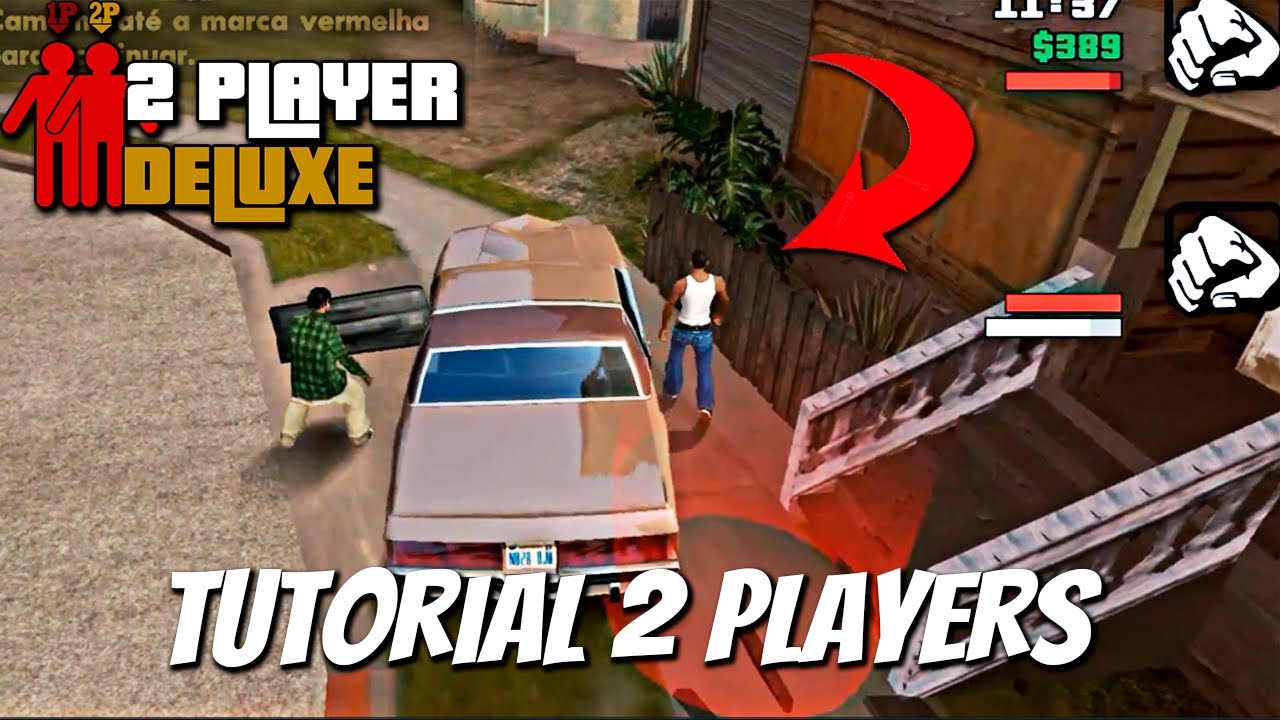 COMO JOGAR GTA SAN ANDREAS DE 2 PLAYERS NO ANDROID 2024 - YouTube