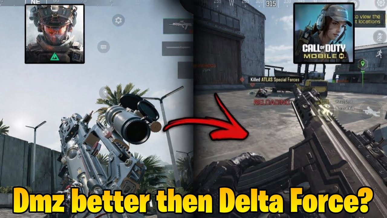 CODM DMZ is Better than Delta Force Mobile? - YouTube