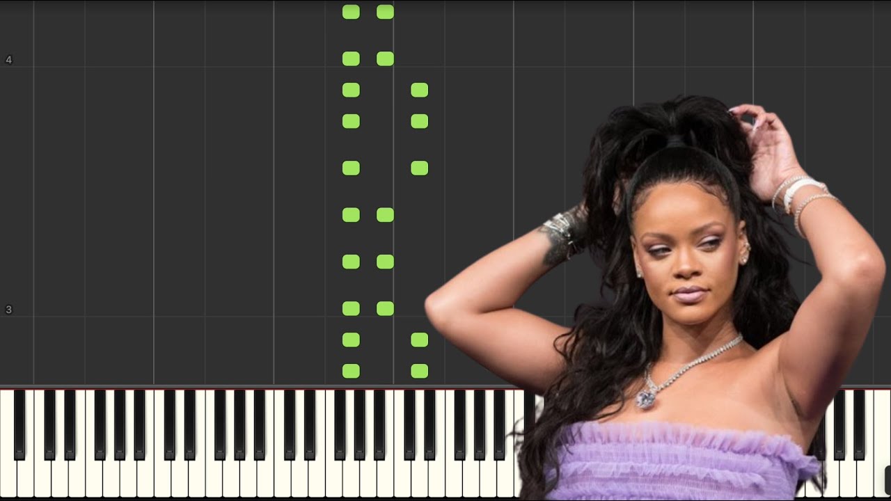How to play: Rihanna - We Found Love (feat. Calvin Harris) (Piano ...
