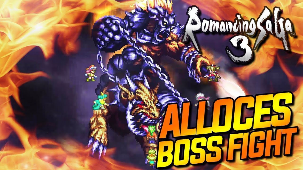 ALLOCES BOSS FIGHT: ROMANCING SAGA 3 REMASTERED (RS3) - YouTube