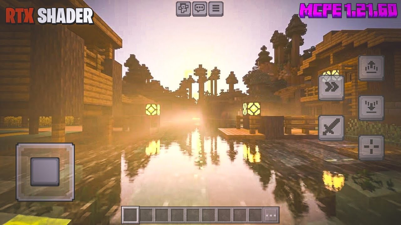 Ray Tracing Shader Minecraft PE 1.21.60 / 1.21 | Shader MCPE 1.21 - Phone Shader - YouTube