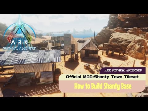 【ARK】ASA AMISSA編 #2「建築:スラム拠点」How to Build : SHANTY BASE - YouTube
