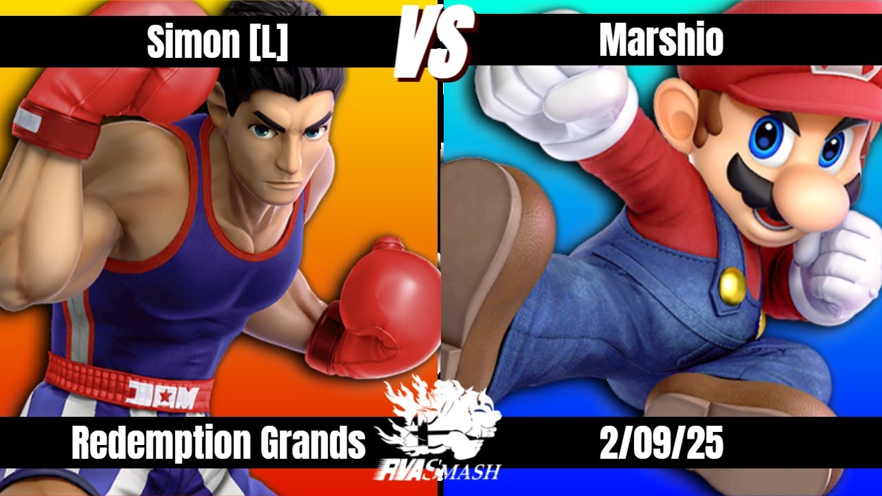 RVA Smash 163: Redemption Bracket | Simon [L] (Little Mac) vs Marshio ...