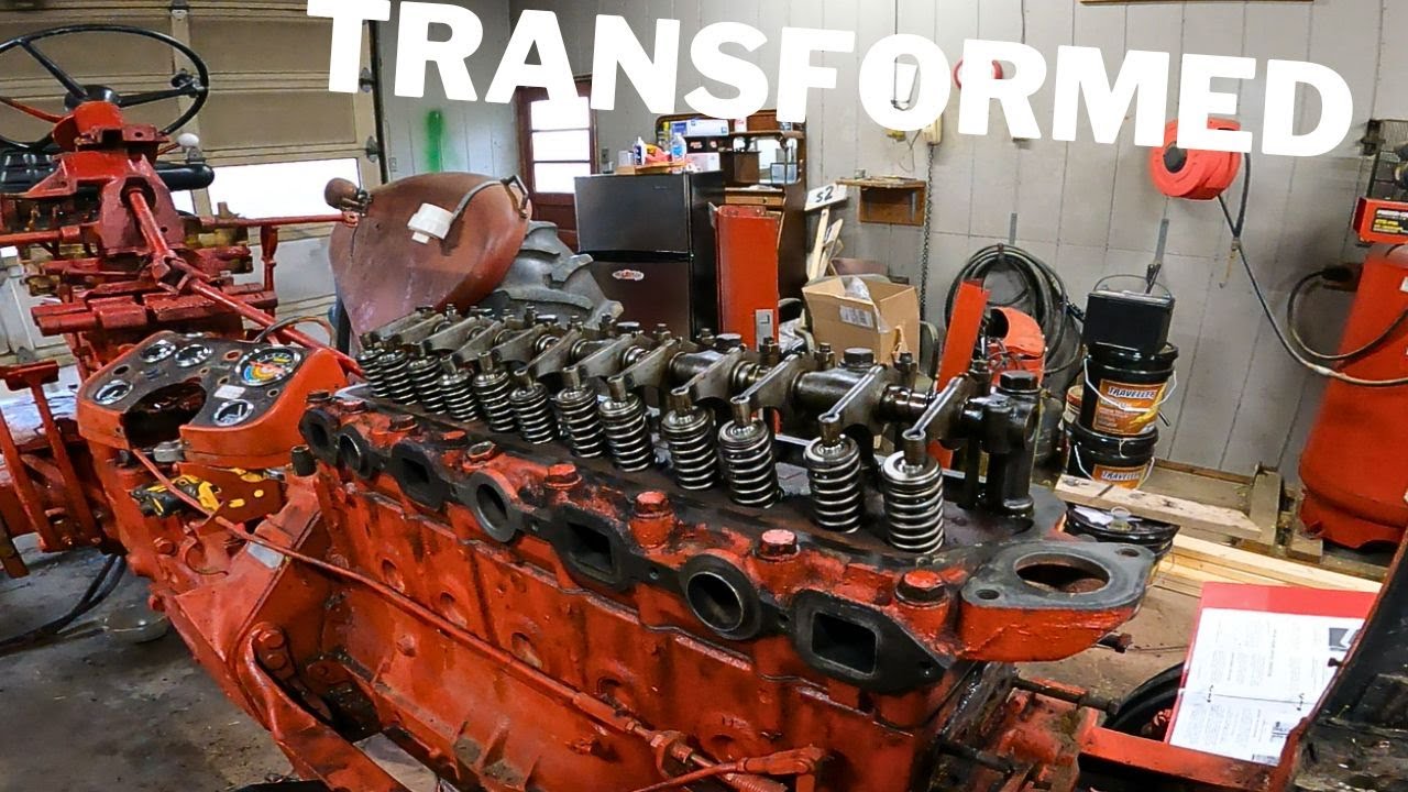 Cylinder Head Install | Farmall 460 Tractor Repair | Episode 11 - YouTube