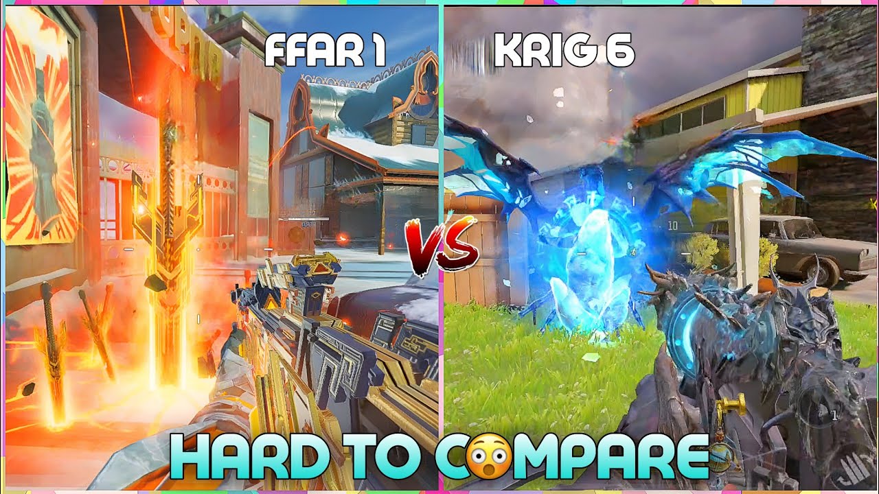 Mythic FFAR 1 Vs Mythic Krig 6 a Tuff Comparison | Season 5 CODM 🔥 ...