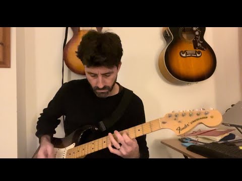 How to play Sandstorm by Cast guitar tutorial - YouTube