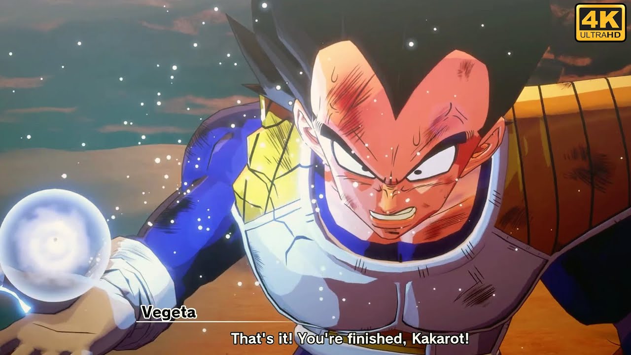 Vegeta Vs Goku Full Fight | Dragon Ball Z: Kakarot Cutscenes Movie ...