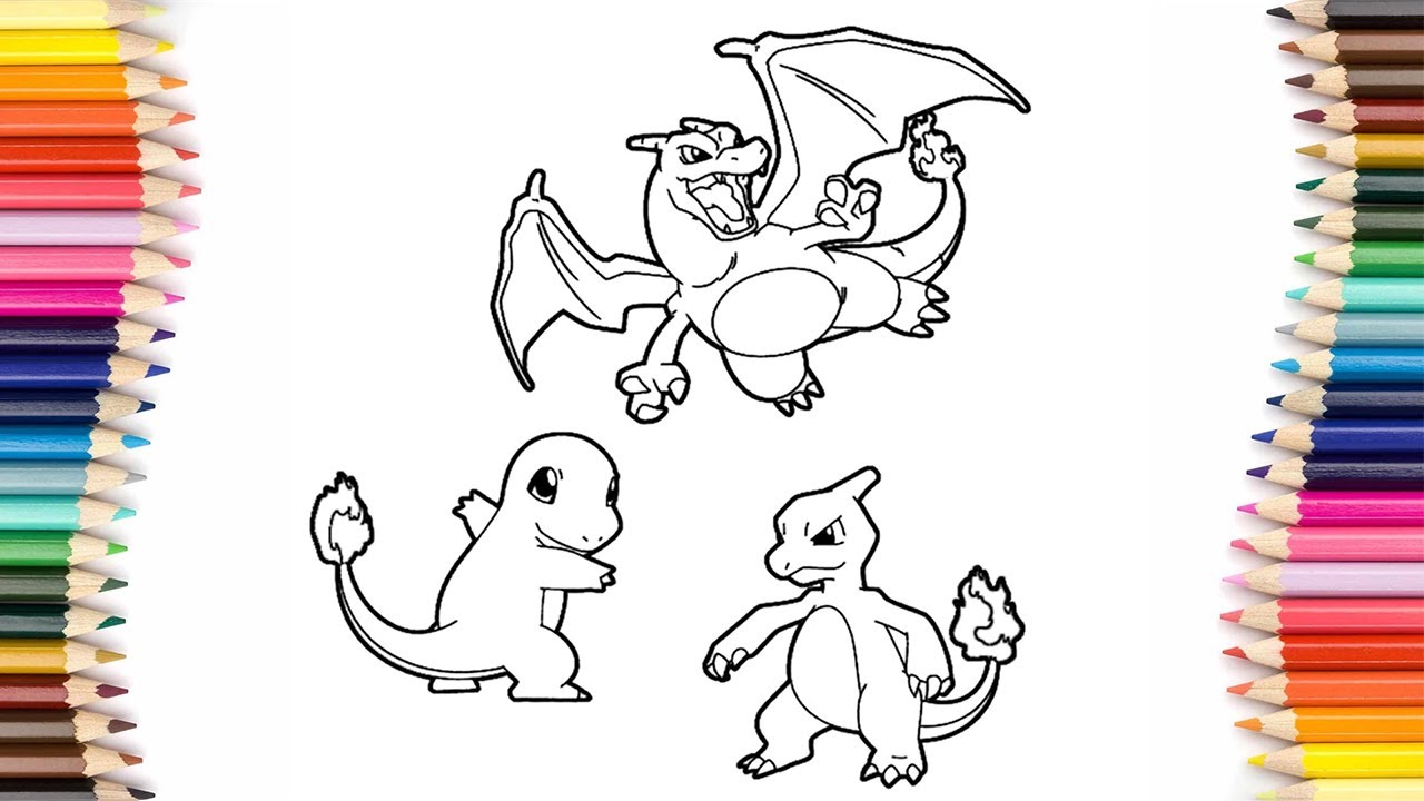 Charizard Coloring Page
