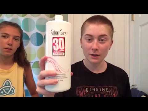 Cutting and dyeing my hair | Eden Callix - YouTube