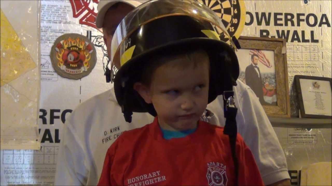 Sparta VFD grants David a wish - YouTube
