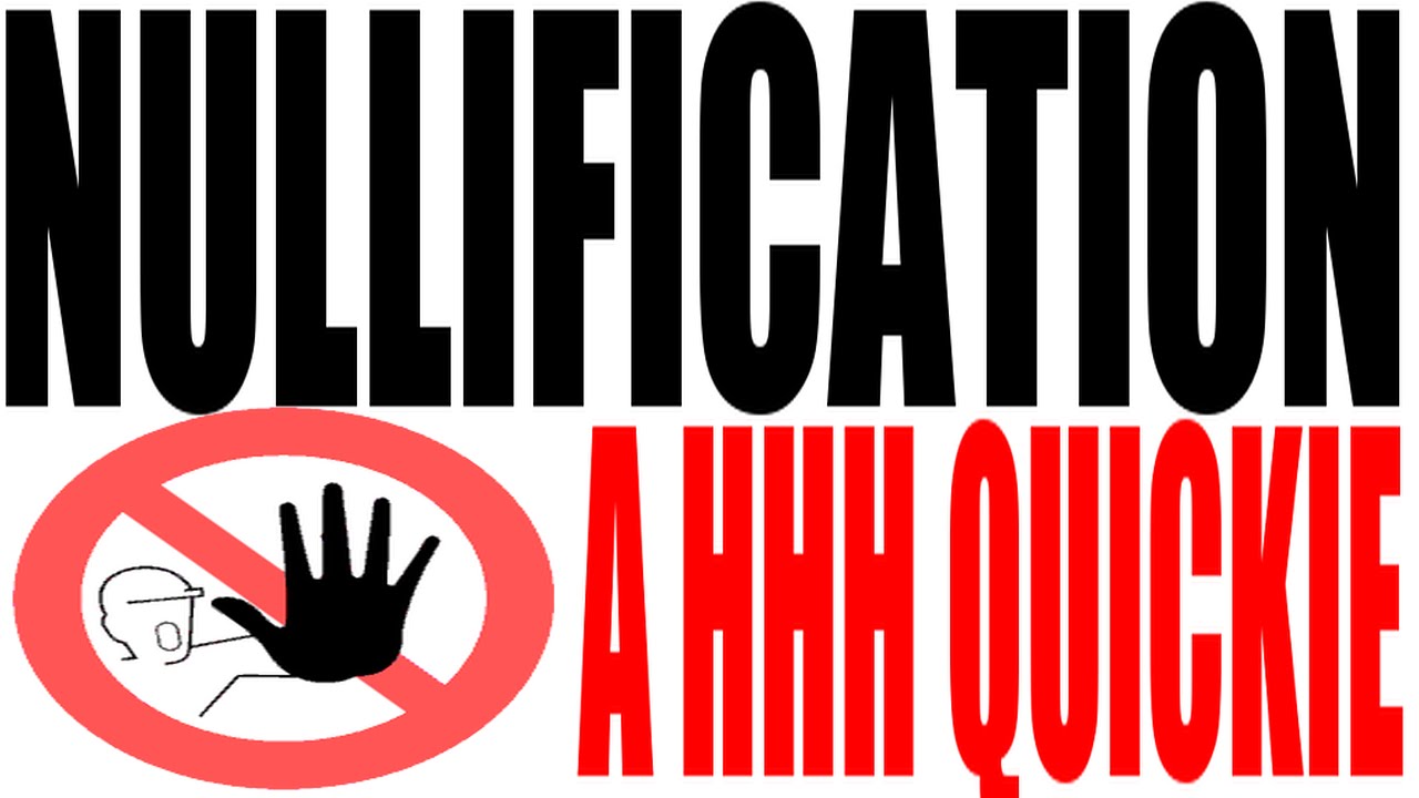 Nullification Explained in One Minute - YouTube
