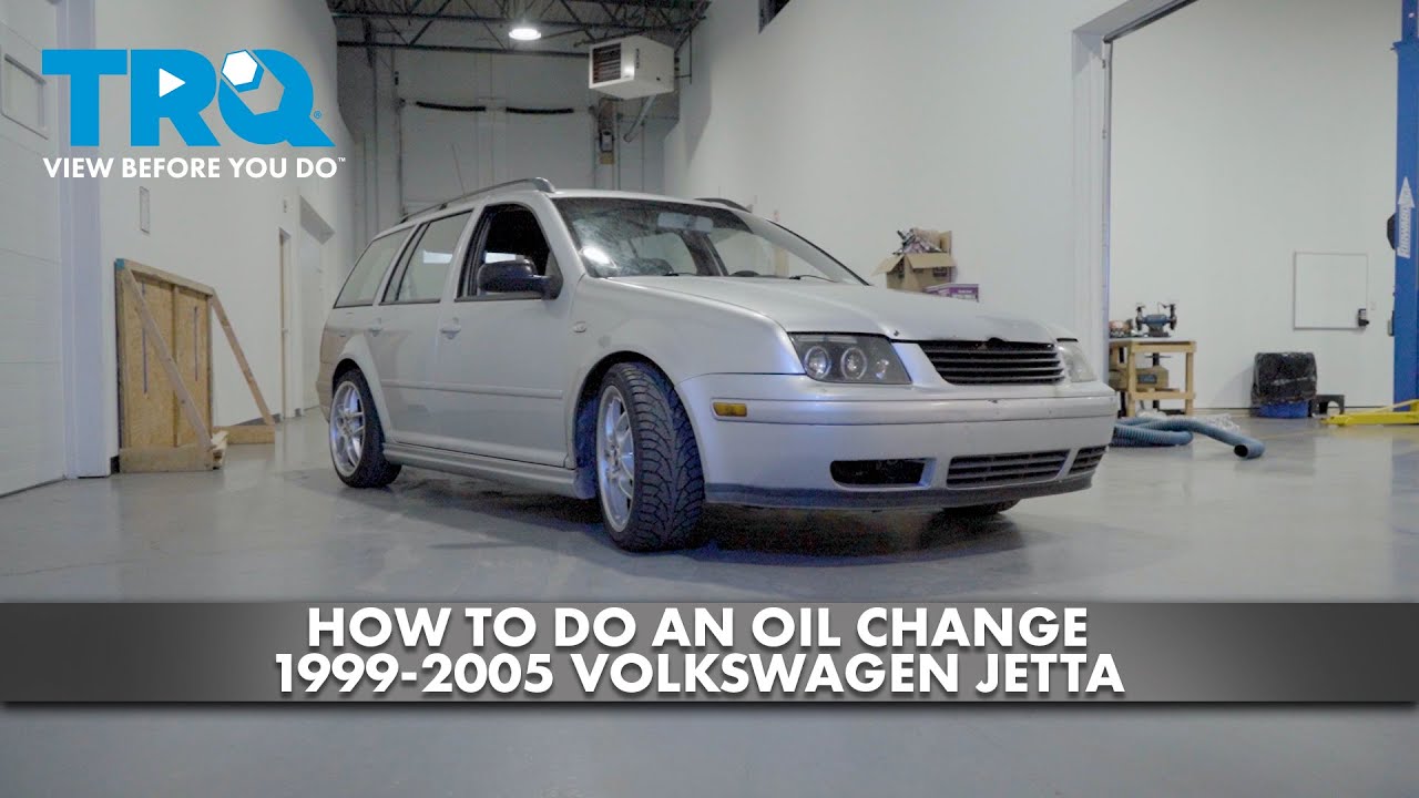 How To Do An Oil Change 1999-2005 Volkswagen Jetta - YouTube