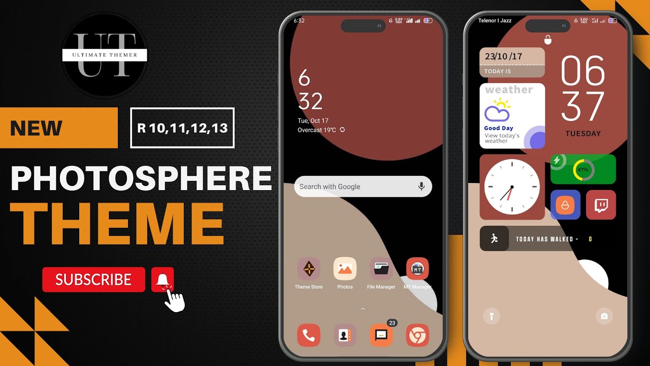Photosphere Theme For Oppo And Realme|| Multi Lockscreen|| Oppo Themes ...