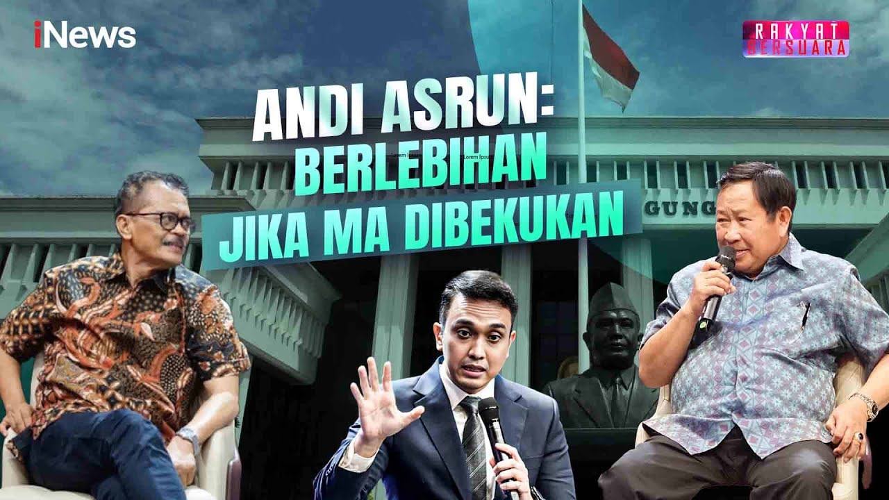 Andi Asrun: Segera Terbitkan Perpu Pembatasan Jabatan Hakim 5 Tahun ...