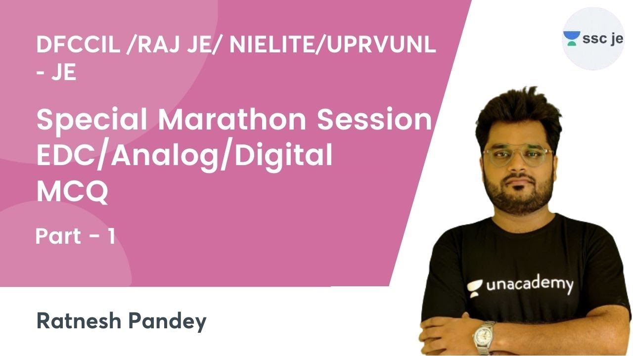 Special Marathon Session EDC/Analog/Digital MCQ | Part 1 | Ratnesh Pandey - YouTube