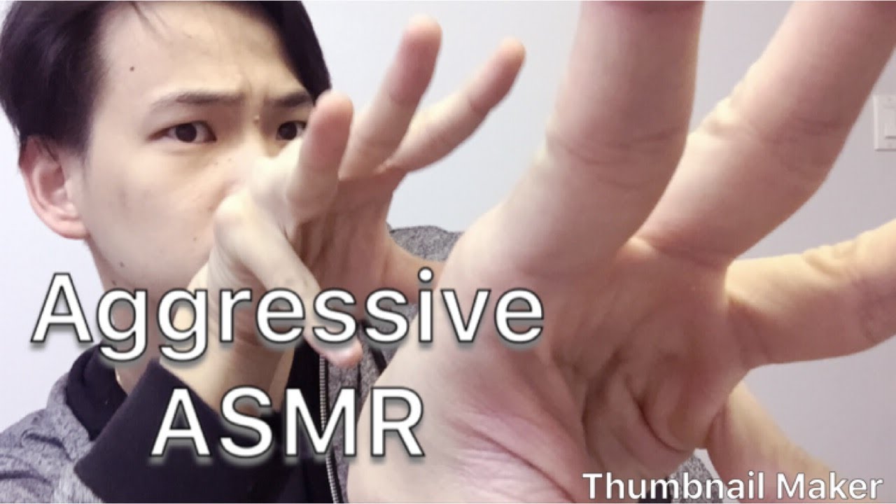 ASMR Aggressive hand sounds and tapping - YouTube