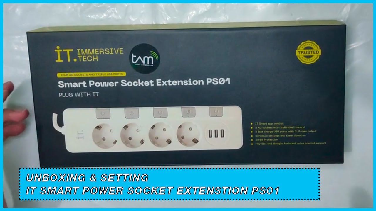 Unboxing & Setting IT Smart Power Socket Extension PS01 - YouTube
