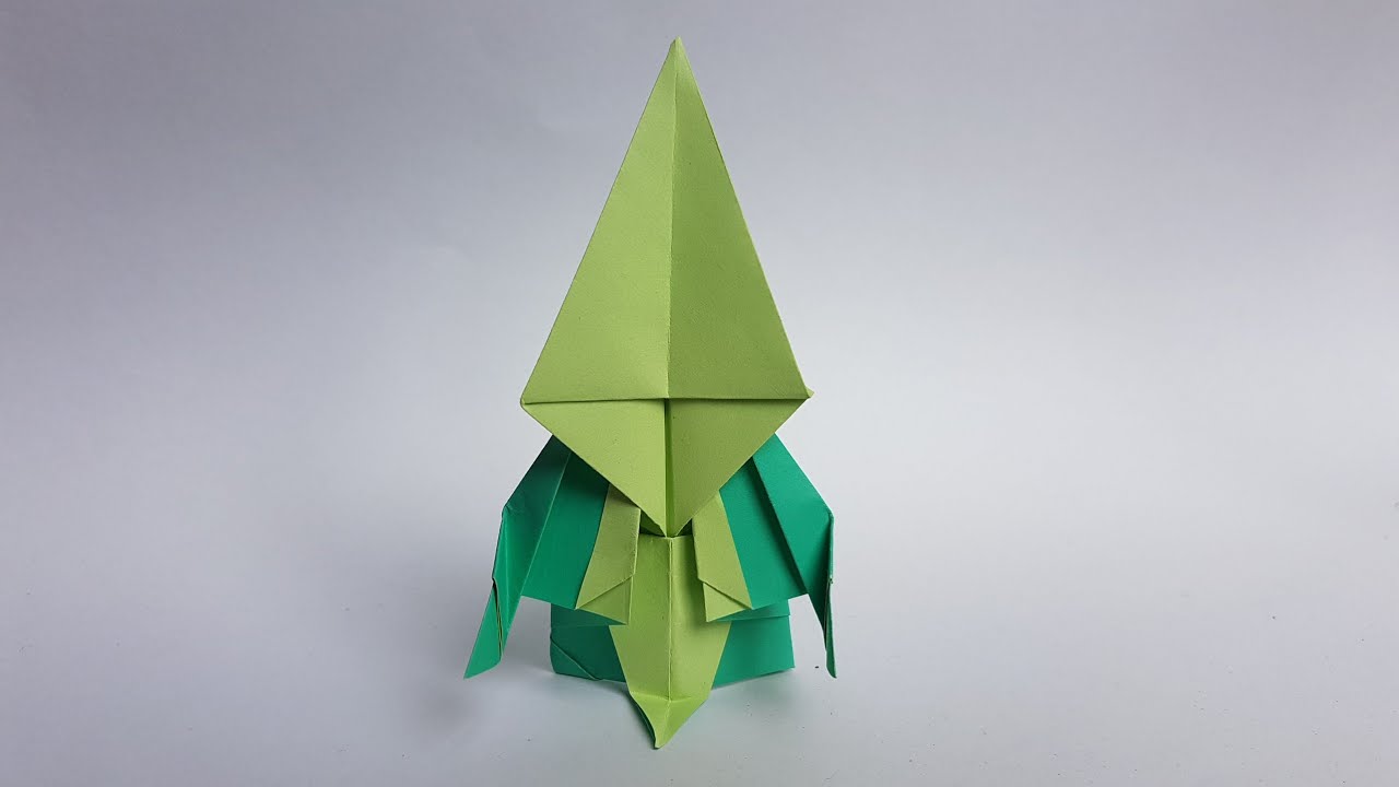 Origami Dwarf by Barbara Furmanowicz - YouTube