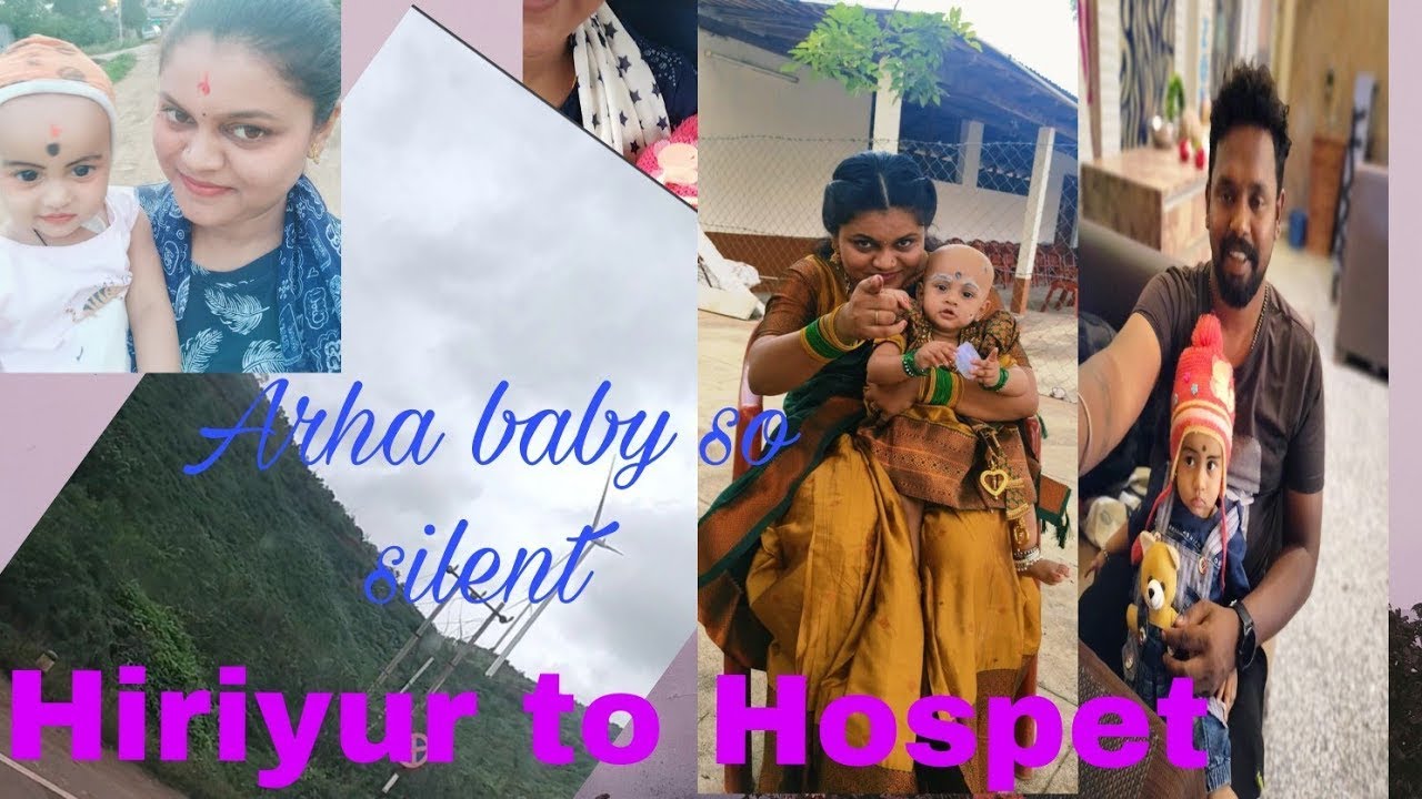We are going to Hospet for the first time me and my baby Arha # ...