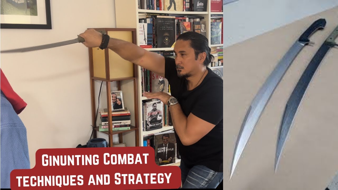 How to Fight With The Ginunting Sword | Kali Sword Techniques - YouTube