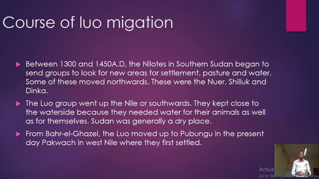 Luo migration - YouTube