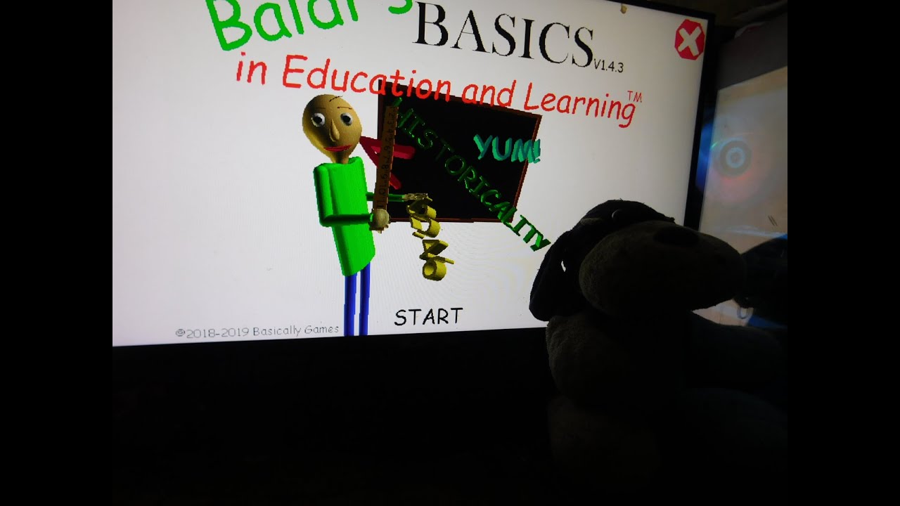 Bown doggie plays. baldi basics in education and learning! - YouTube