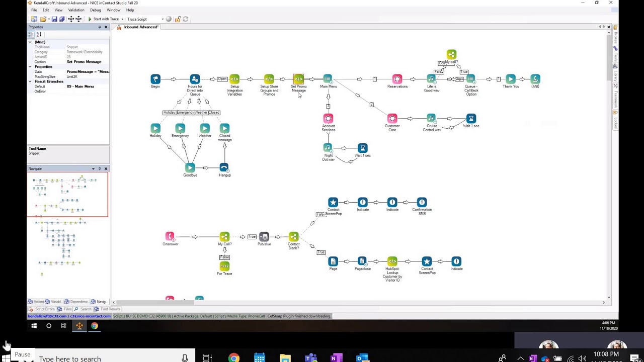 NICE inContact Demo of bulk changing groups of stores to different ...